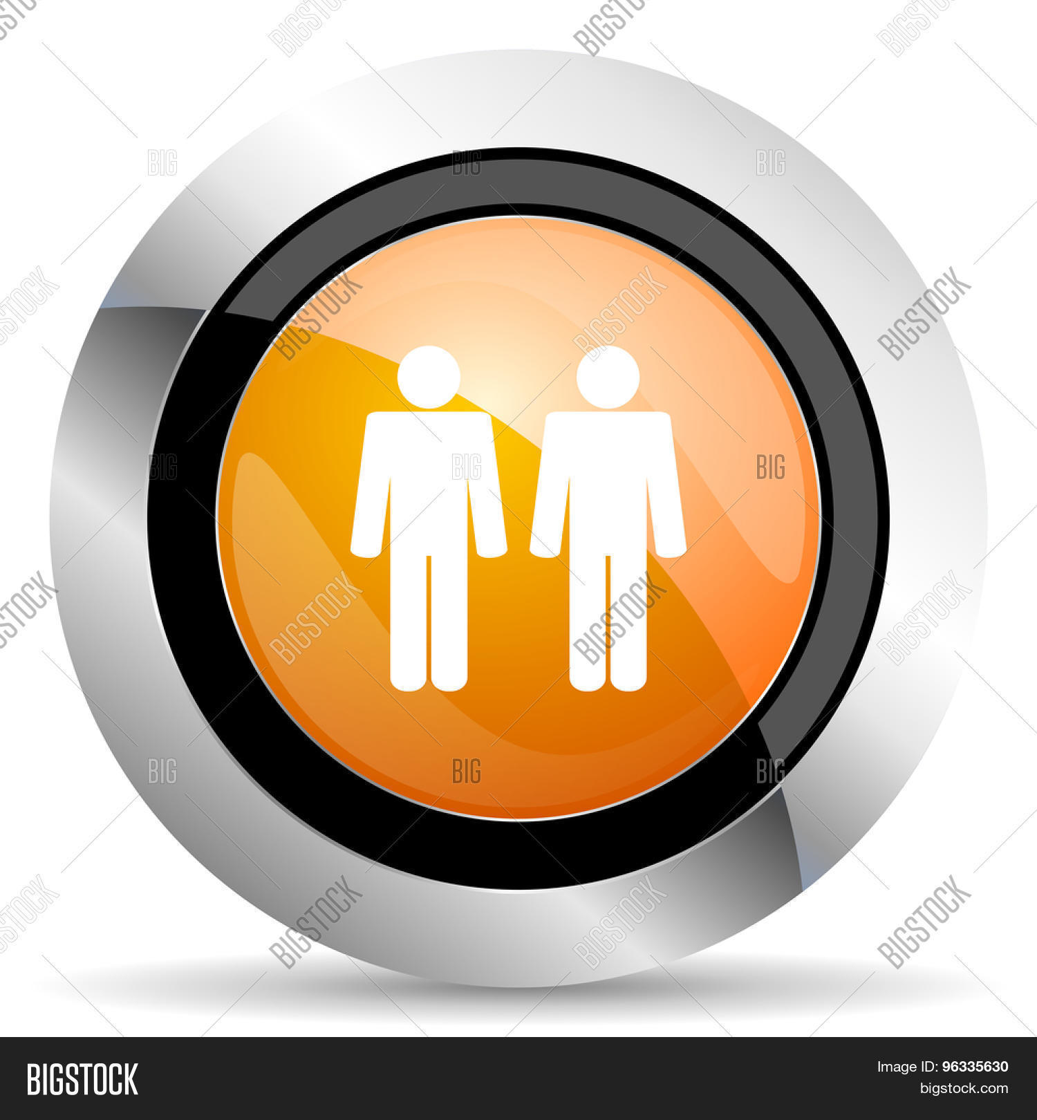Couple Orange Icon Image & Photo (Free Trial) | Bigstock