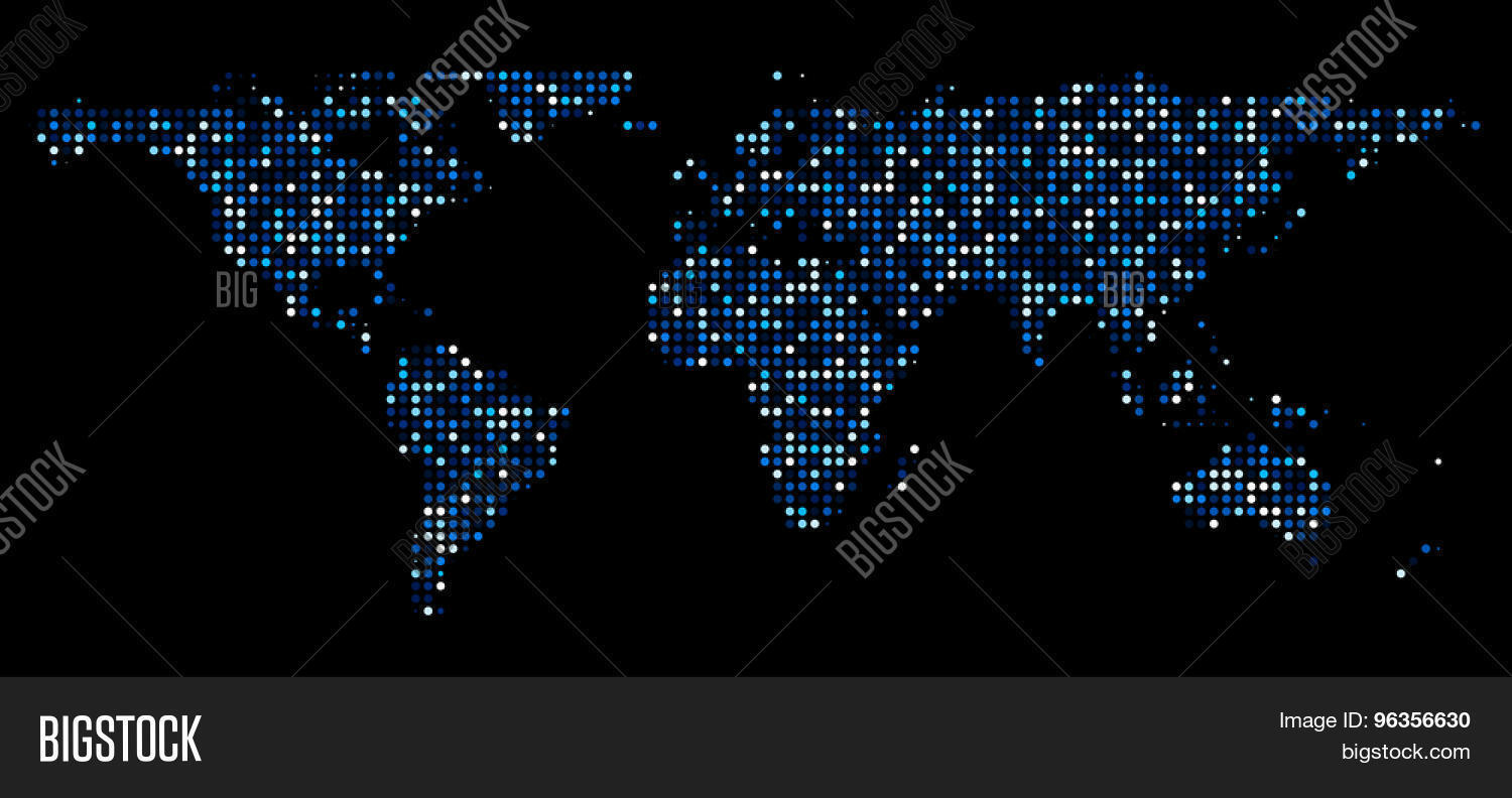 World Map Composed Vector & Photo (Free Trial) | Bigstock