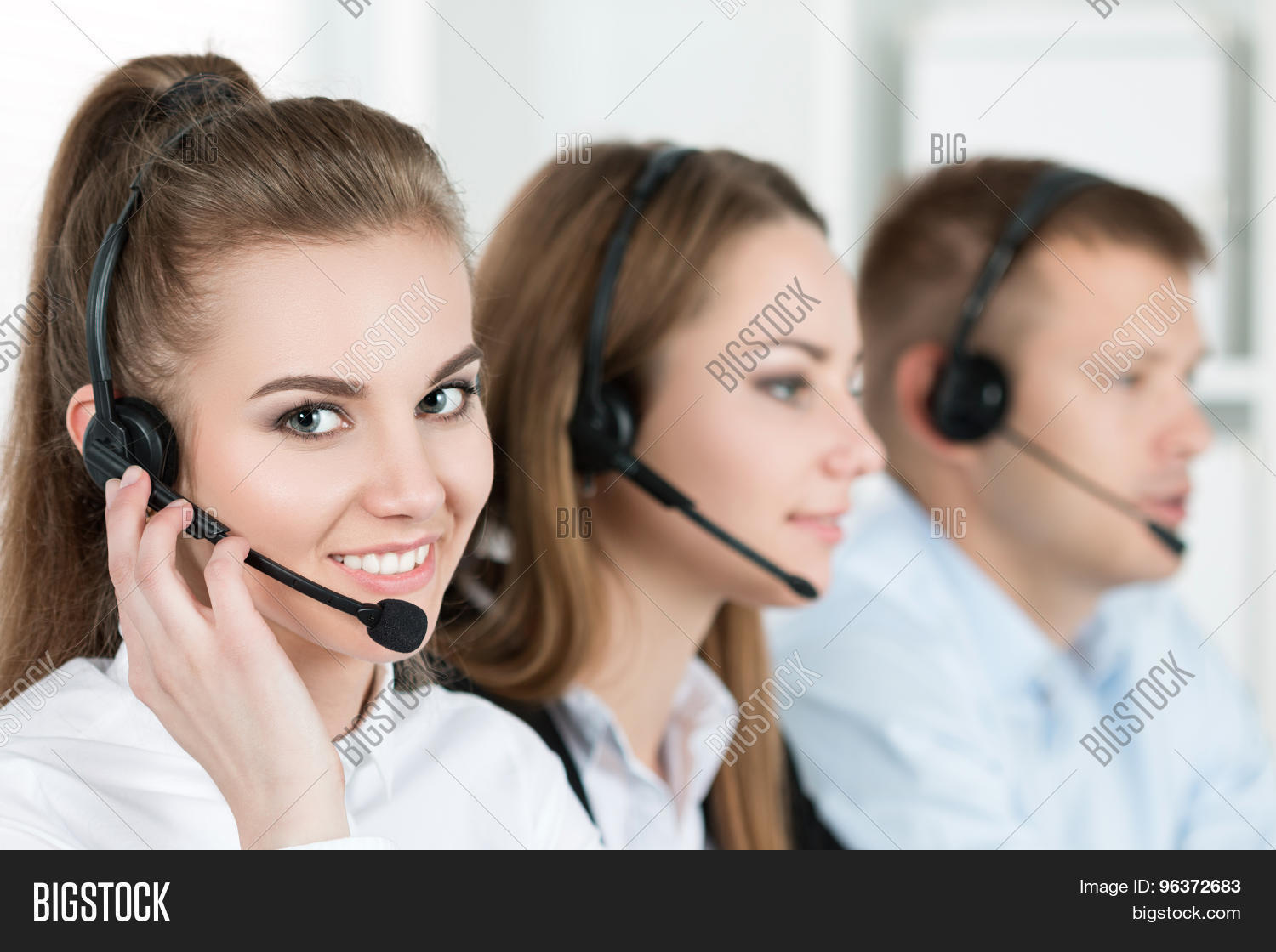Portrait Call Center Image & Photo (Free Trial) | Bigstock