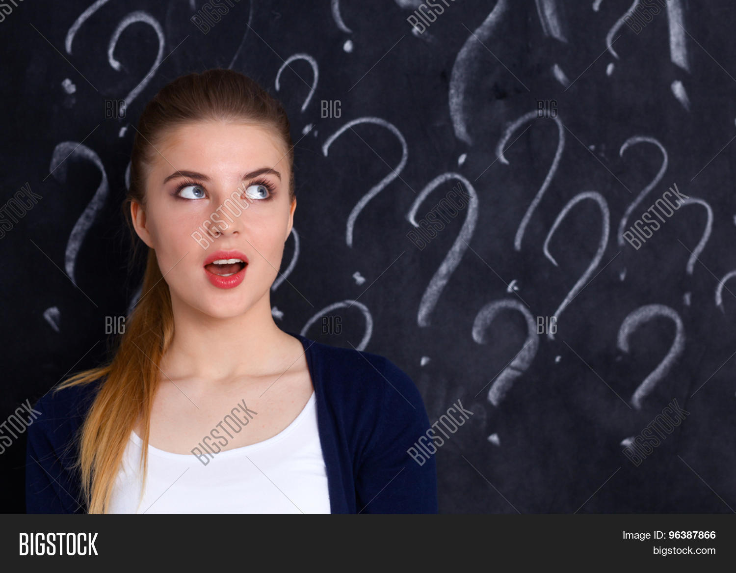 Young Girl Question Image & Photo (Free Trial) | Bigstock