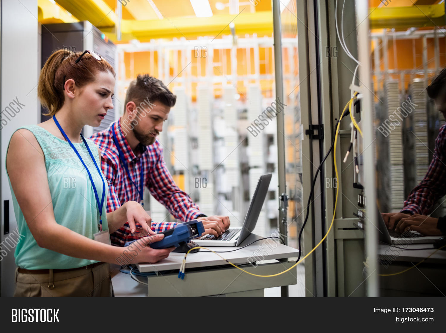 Technicians Using Image & Photo (Free Trial) | Bigstock