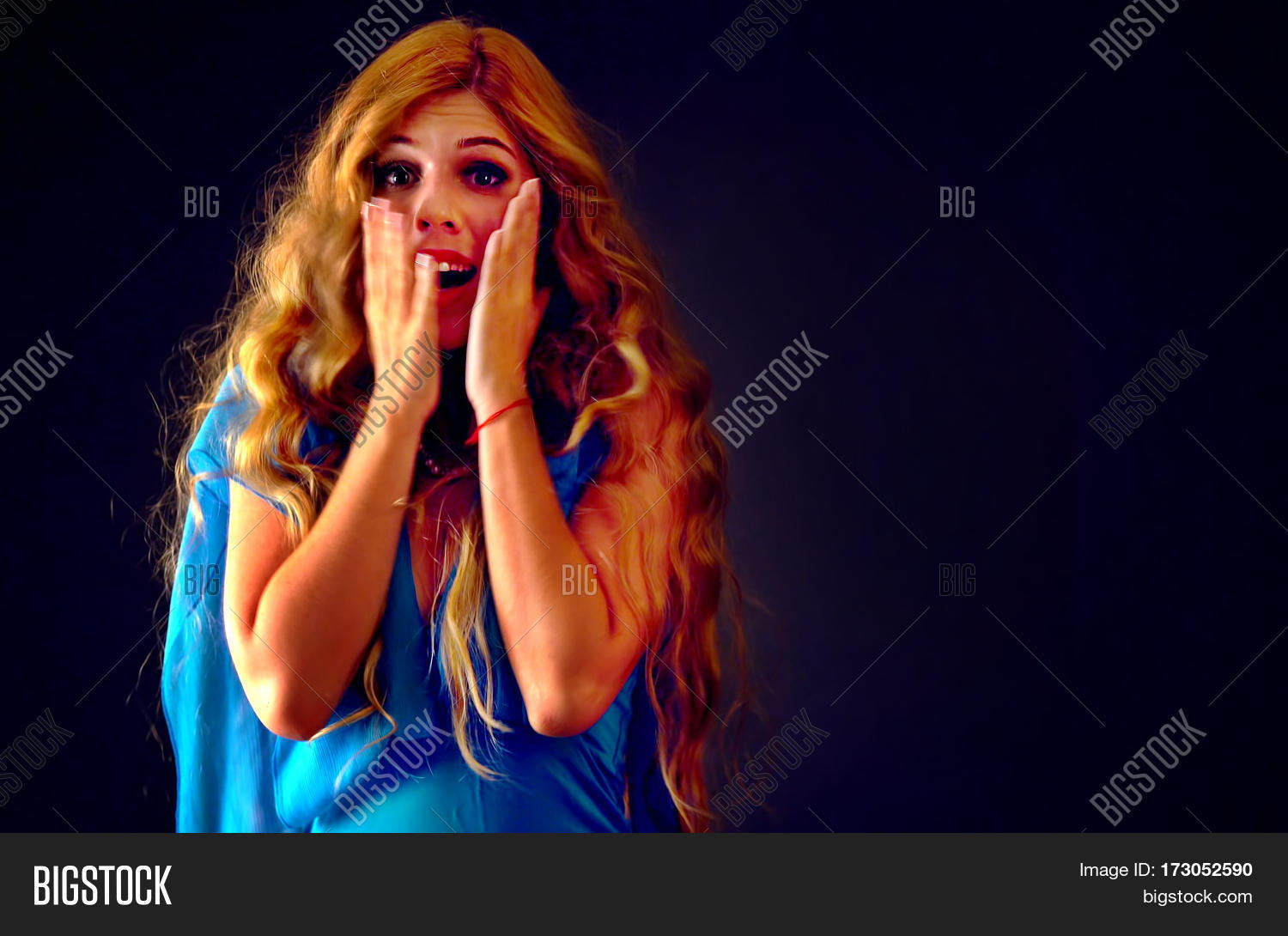 Frightened Woman Image & Photo (Free Trial) | Bigstock
