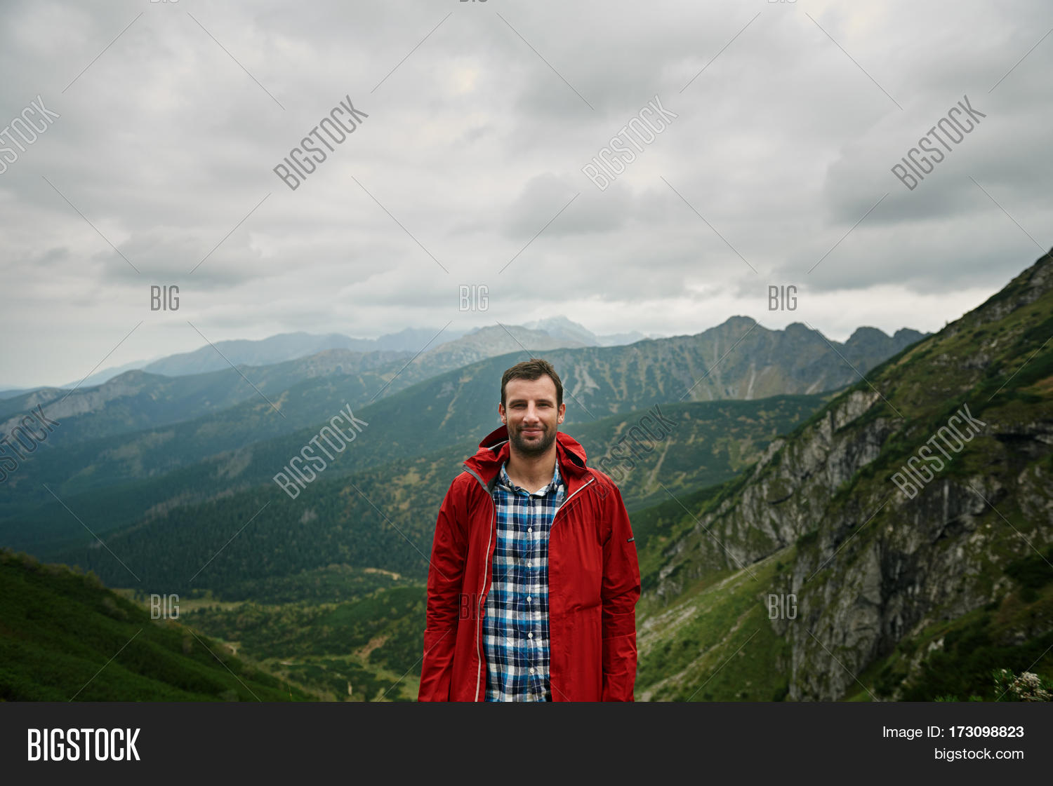 Man Hiking Jacket Image & Photo (Free Trial) | Bigstock