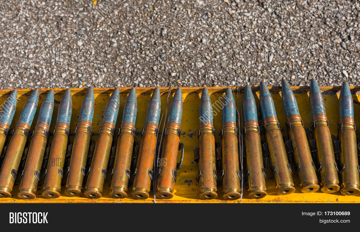 Bullet Line On Steel Image & Photo (Free Trial) | Bigstock