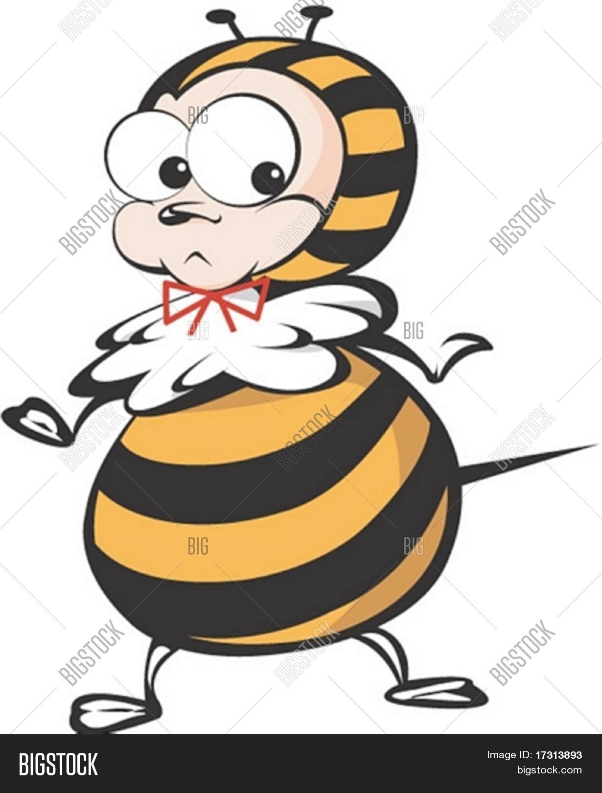 Bee Character Vector & Photo (Free Trial) | Bigstock