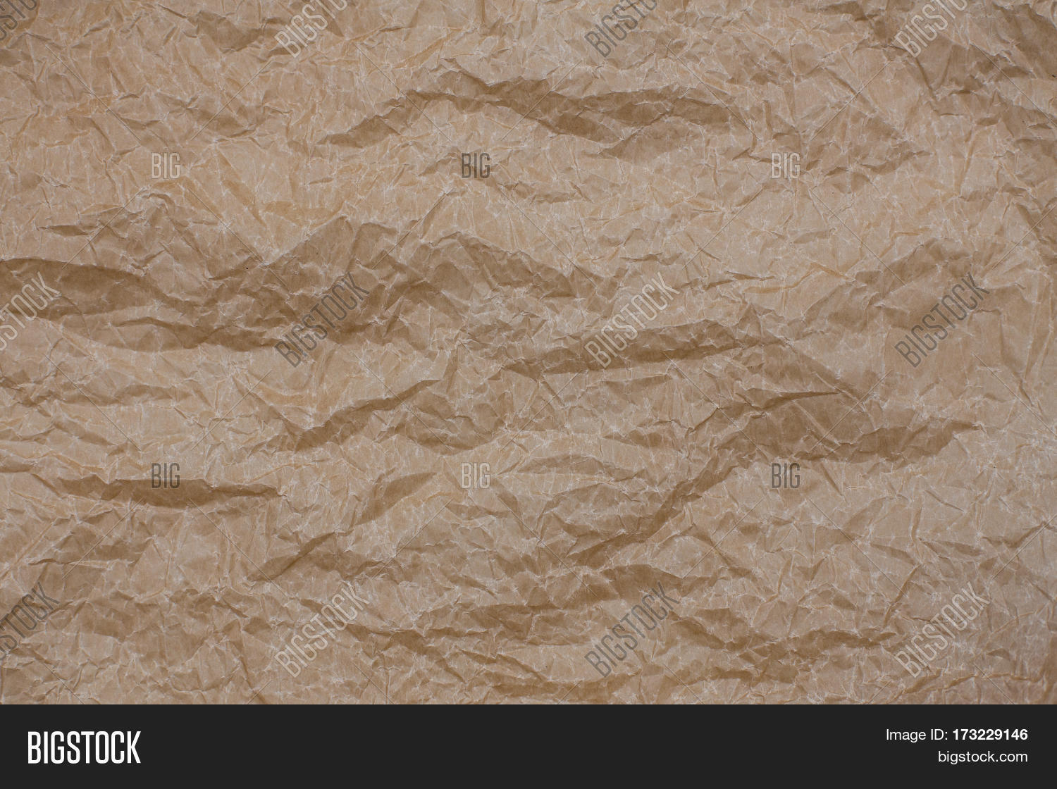 Wrinkled Kraft Paper. Image & Photo (Free Trial) | Bigstock