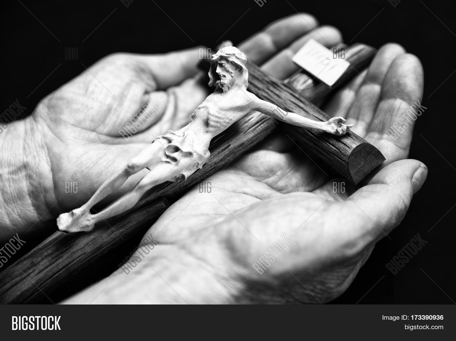 Jesus On Cross Hands Image & Photo (Free Trial) | Bigstock