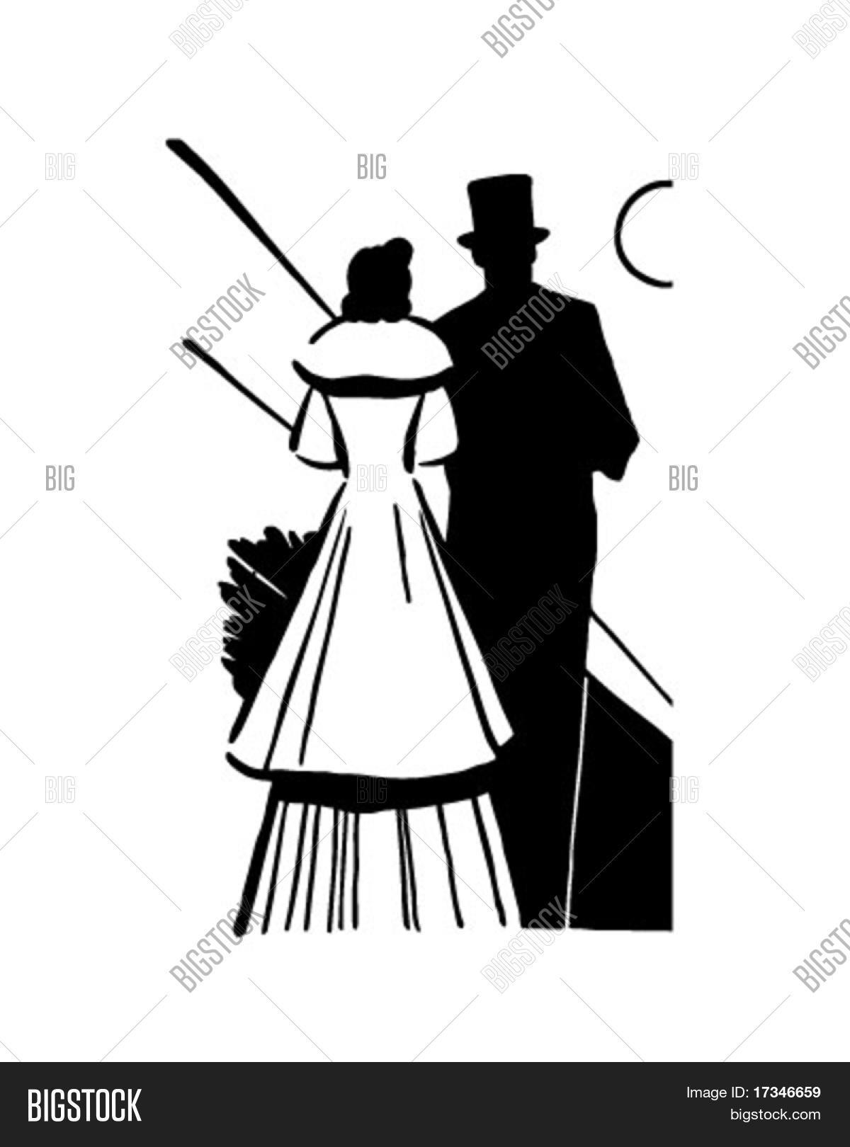 Moonlight Stroll - Vector & Photo (Free Trial) | Bigstock