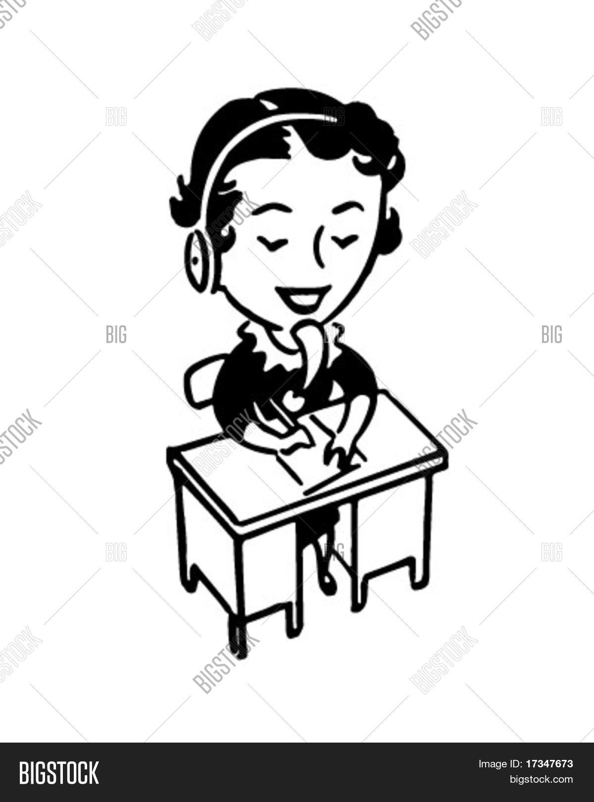 Steno 4 - Retro Vector & Photo (Free Trial) | Bigstock