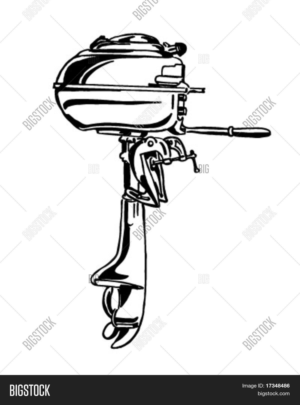 Outboard Motor - Vector & Photo (Free Trial) | Bigstock