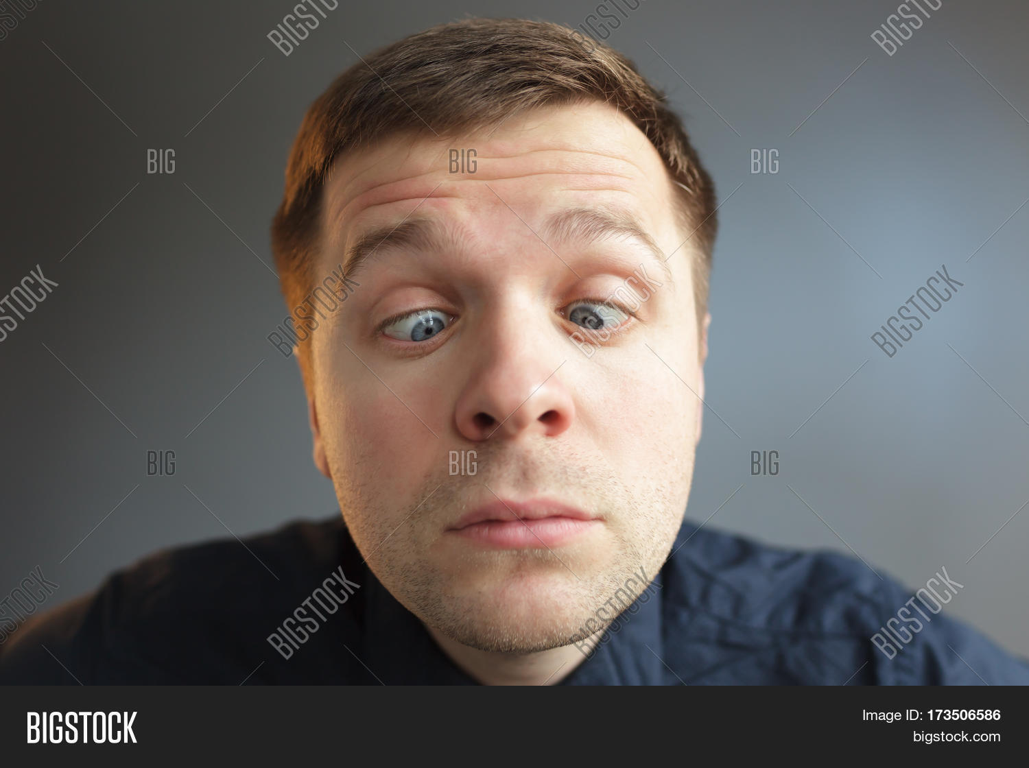Young Man Slanted Eyes Image & Photo (Free Trial) | Bigstock