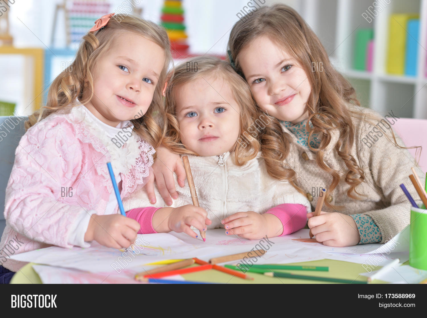 Three Cute Little Image & Photo (Free Trial) | Bigstock