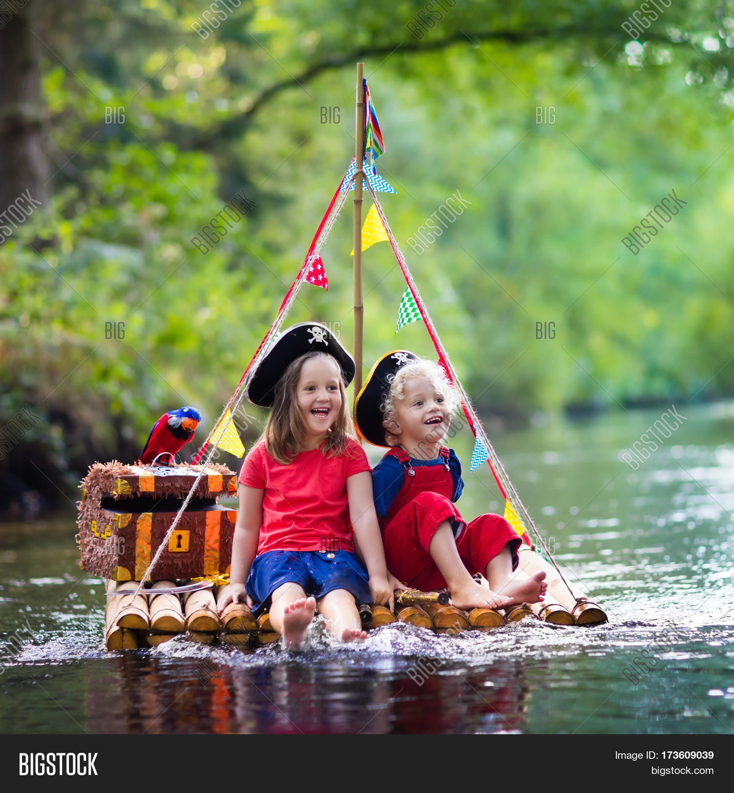 Kids Playing Pirate Image & Photo (Free Trial) | Bigstock