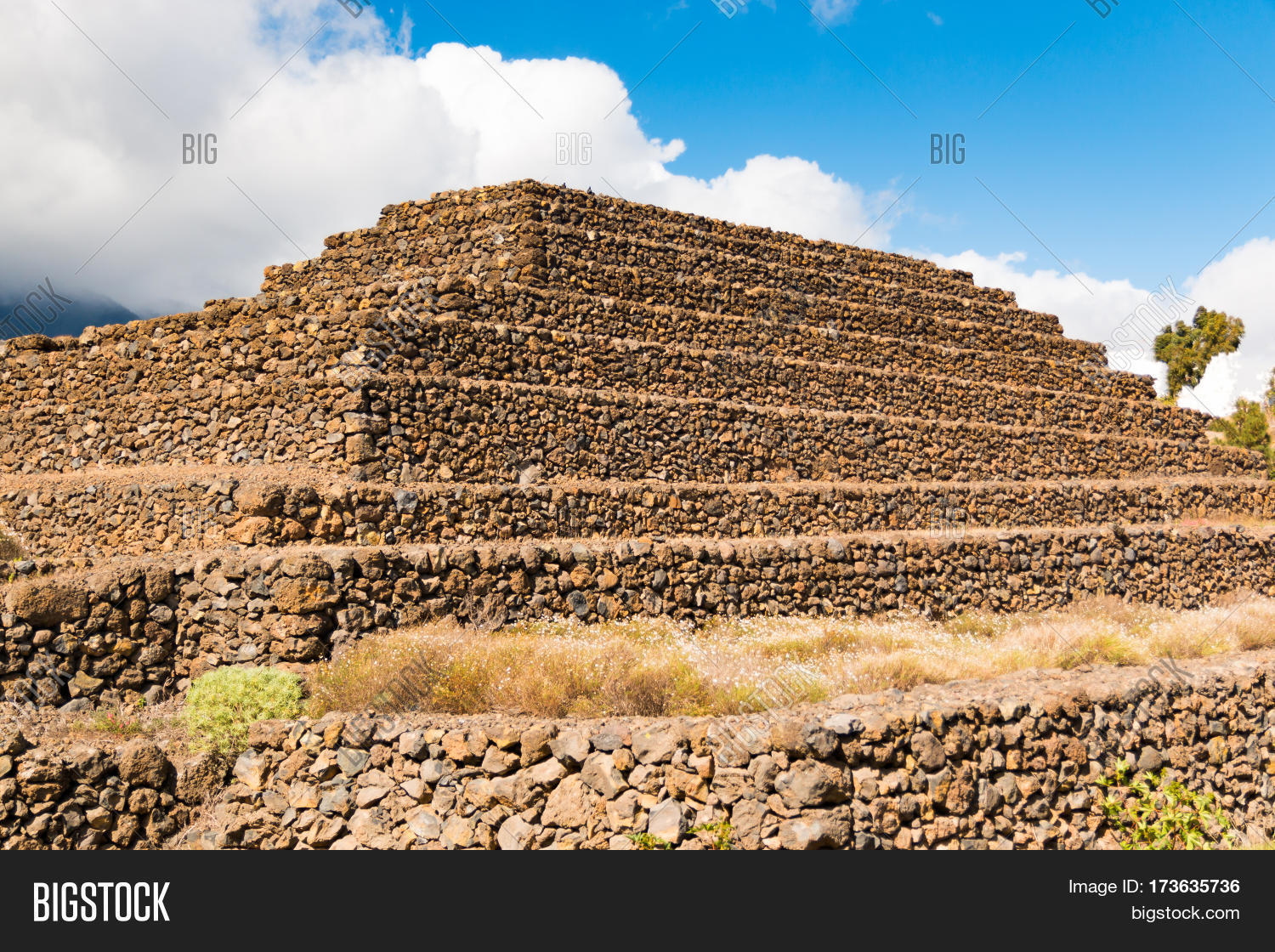 Guimar Pyramids Image & Photo (Free Trial) | Bigstock