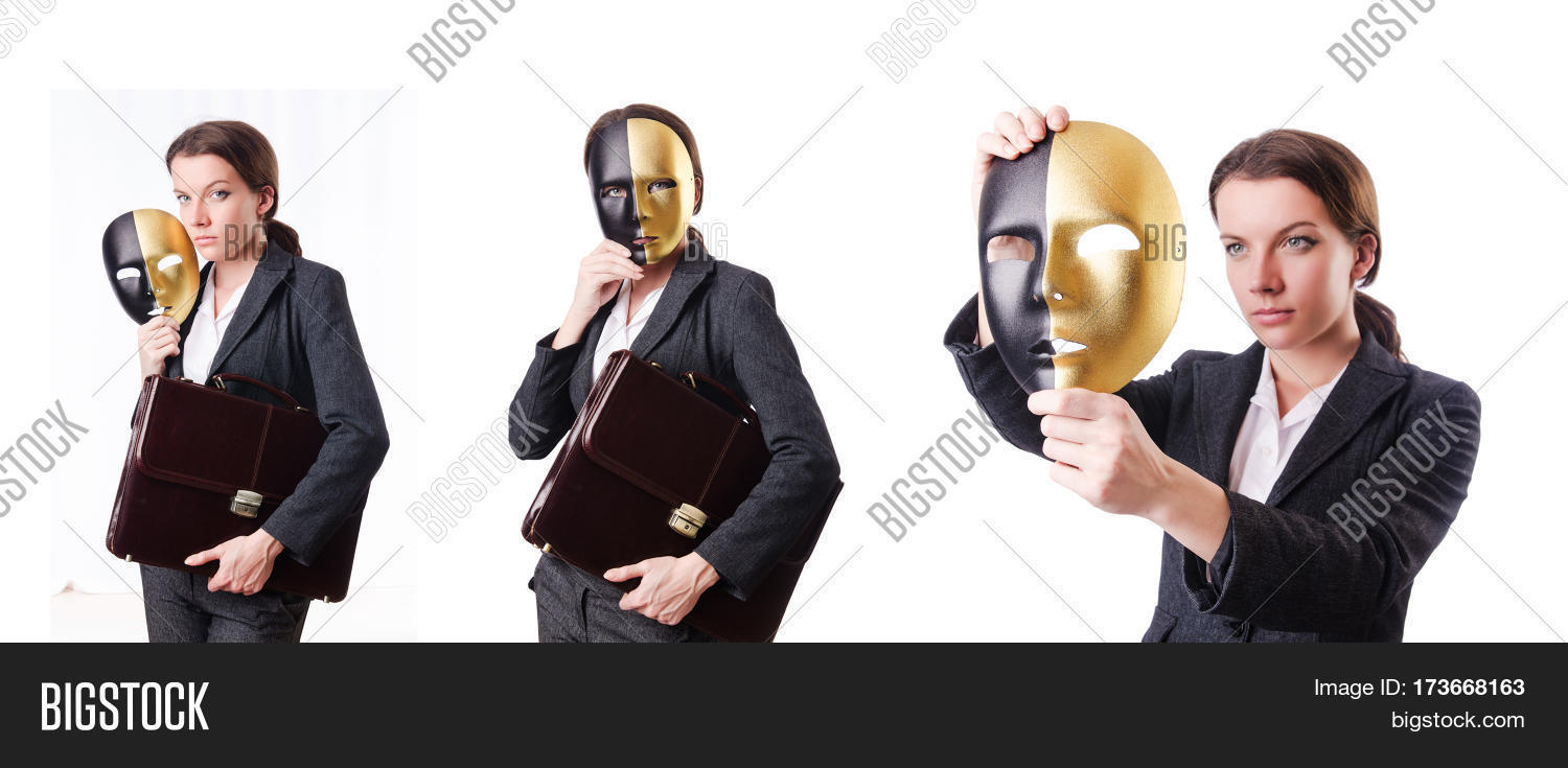 Woman Mask Hypocrisy Image & Photo (Free Trial) | Bigstock