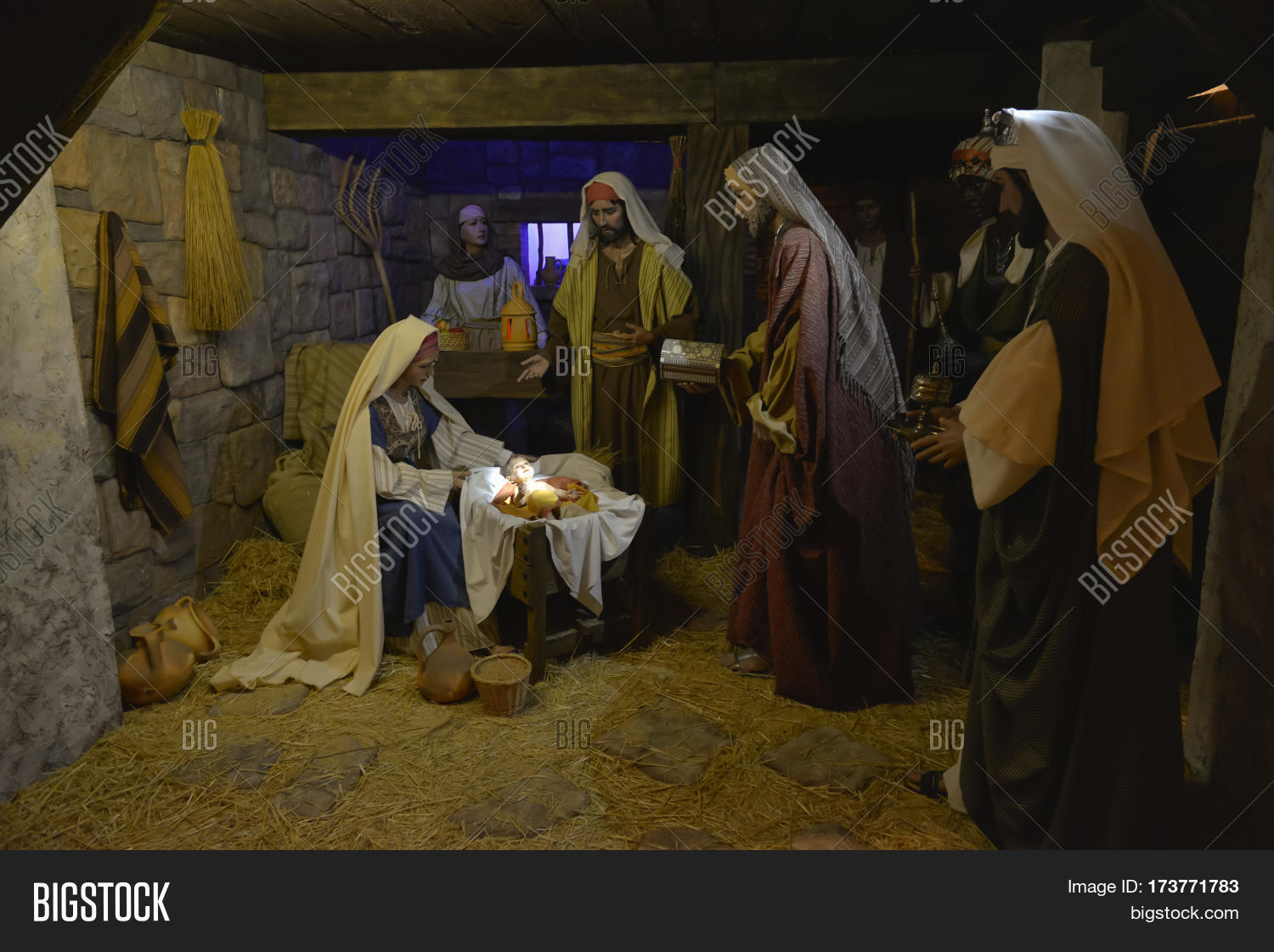 Nativity Scene Giant Image & Photo (Free Trial) | Bigstock