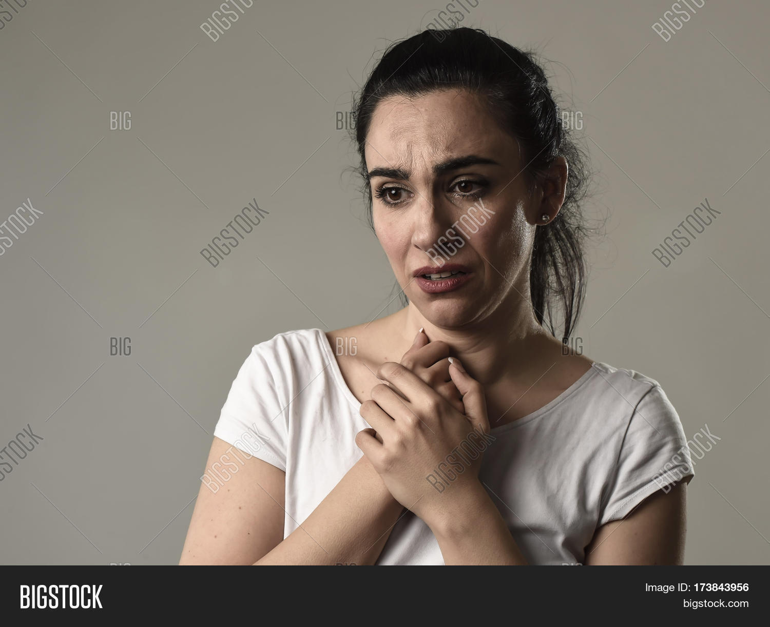 Beautiful Face Sad Image & Photo (Free Trial) | Bigstock