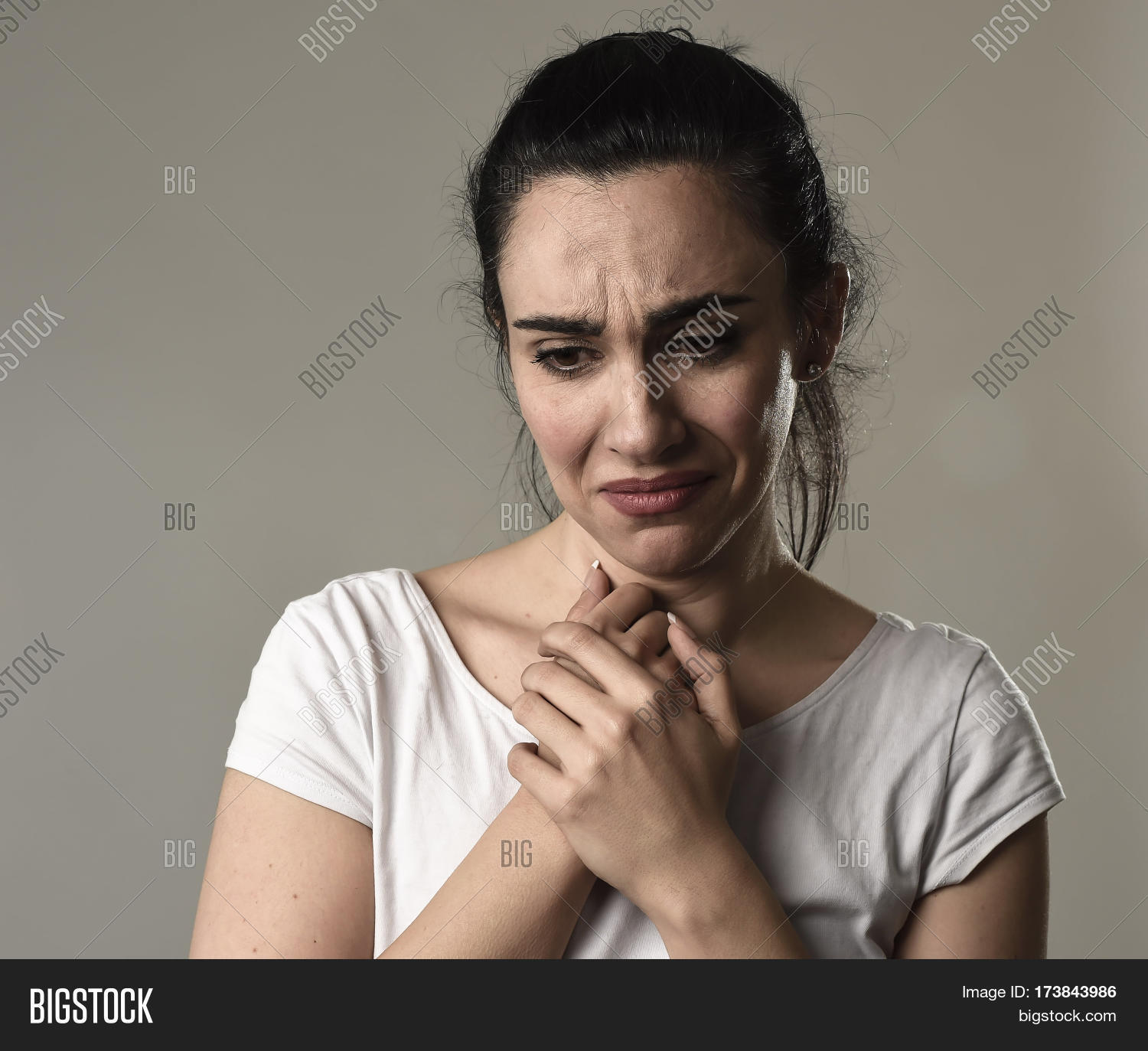 Beautiful Face Sad Image & Photo (Free Trial) | Bigstock