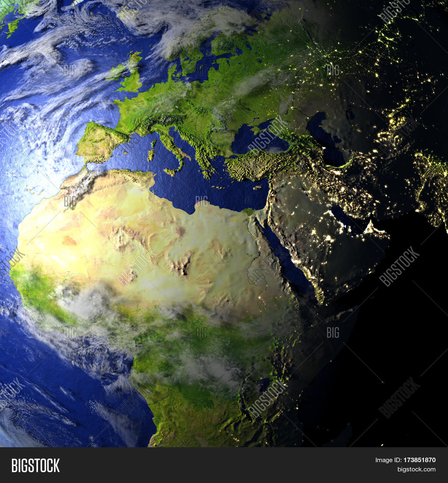 Emea Region On Image & Photo (Free Trial) | Bigstock