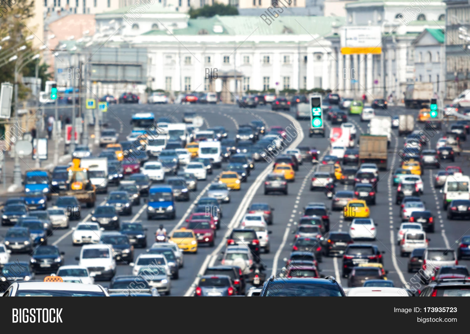 Lanes Wide City Street Image & Photo (Free Trial) | Bigstock