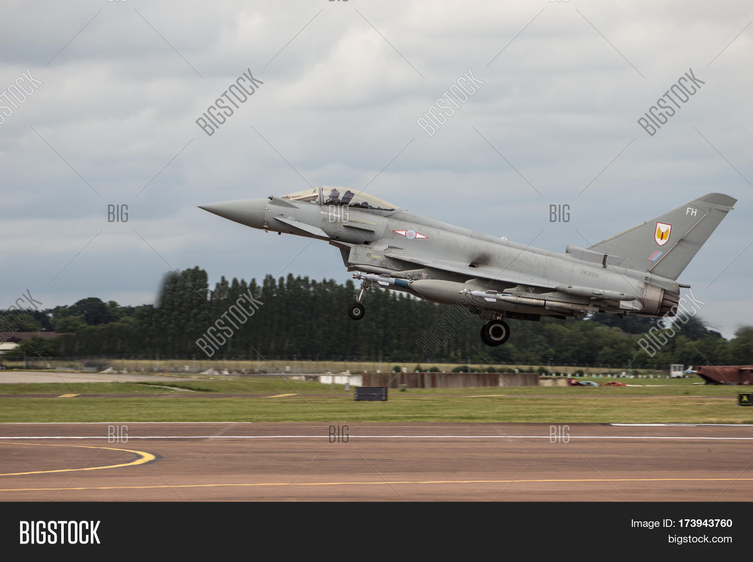 Raf Typhoon Landing Image & Photo (Free Trial) | Bigstock