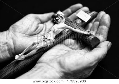 Jesus On Cross Hands Image & Photo (Free Trial) | Bigstock