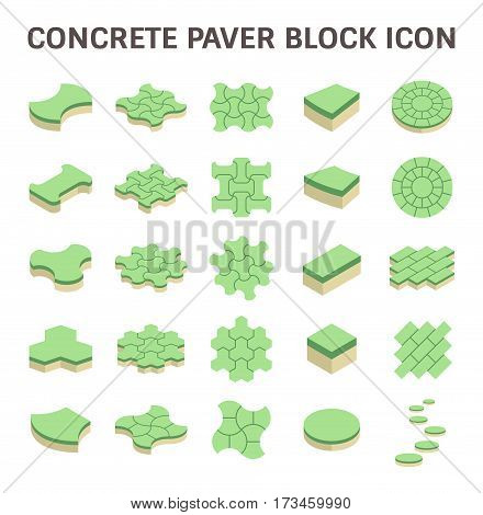 Concrete Paver Block Vector & Photo (Free Trial) | Bigstock
