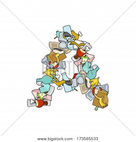 Letter Rubbish. Trash Vector & Photo (Free Trial) | Bigstock