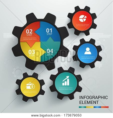 Cog Symbol Template Vector & Photo (Free Trial) | Bigstock