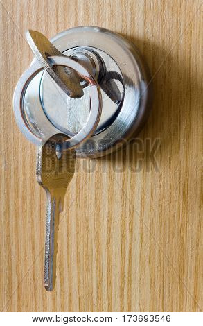 Silver Key Inserted Image & Photo (Free Trial) | Bigstock