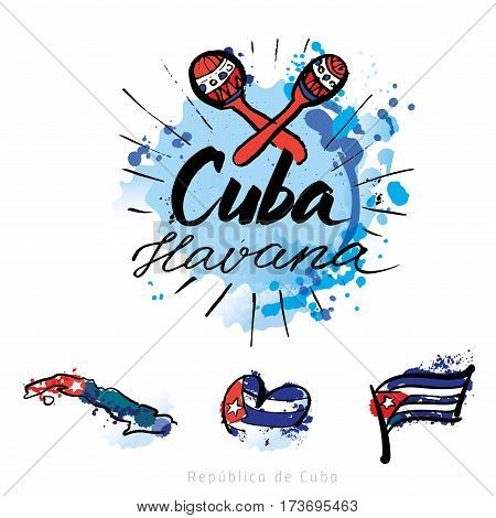 Cuba Havana Logo. Vector & Photo (Free Trial) | Bigstock