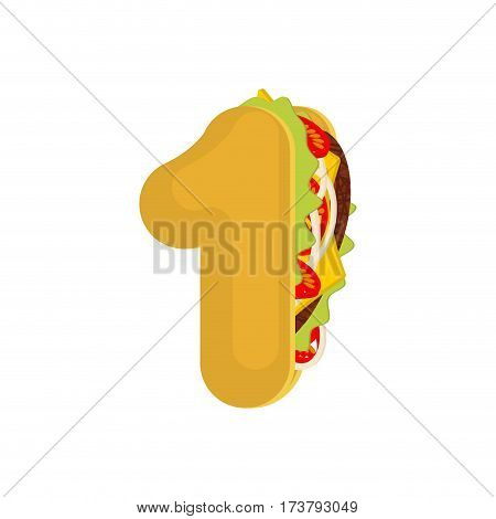 Number 1 Tacos. Vector & Photo (Free Trial) | Bigstock