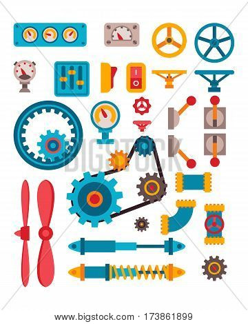 Machine Parts Vector & Photo (Free Trial) | Bigstock
