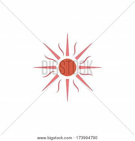 Sun Sign On White Vector & Photo (Free Trial) | Bigstock