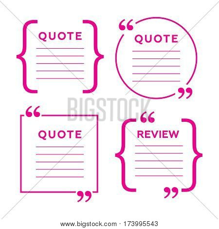 Quotes Brackets. Vector & Photo (Free Trial) | Bigstock