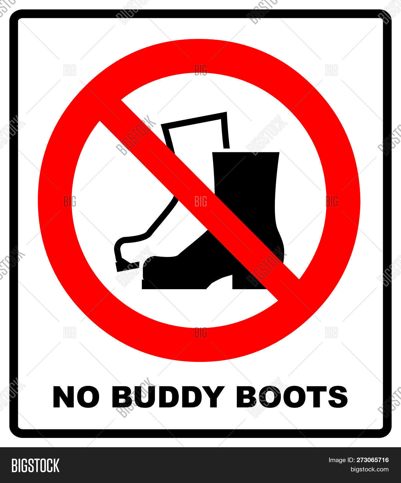 No Muddy Boots Symbol Image & Photo (Free Trial) | Bigstock