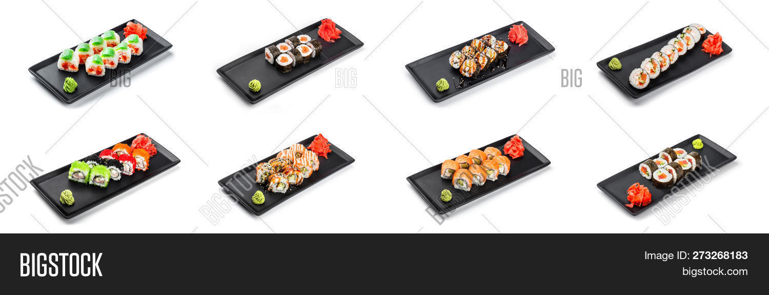 Big Set Sushi Roll - Image & Photo (Free Trial) | Bigstock