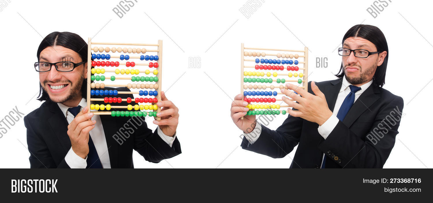 Funny Man Calculator Image & Photo (Free Trial) | Bigstock