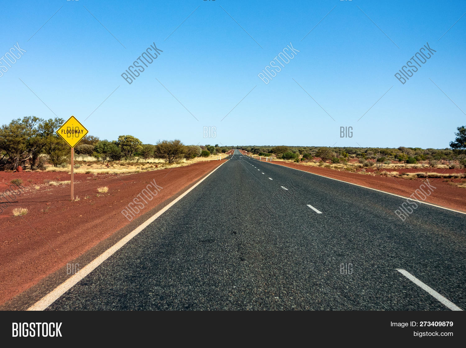 Floodway Warning Sign Image & Photo (Free Trial) | Bigstock