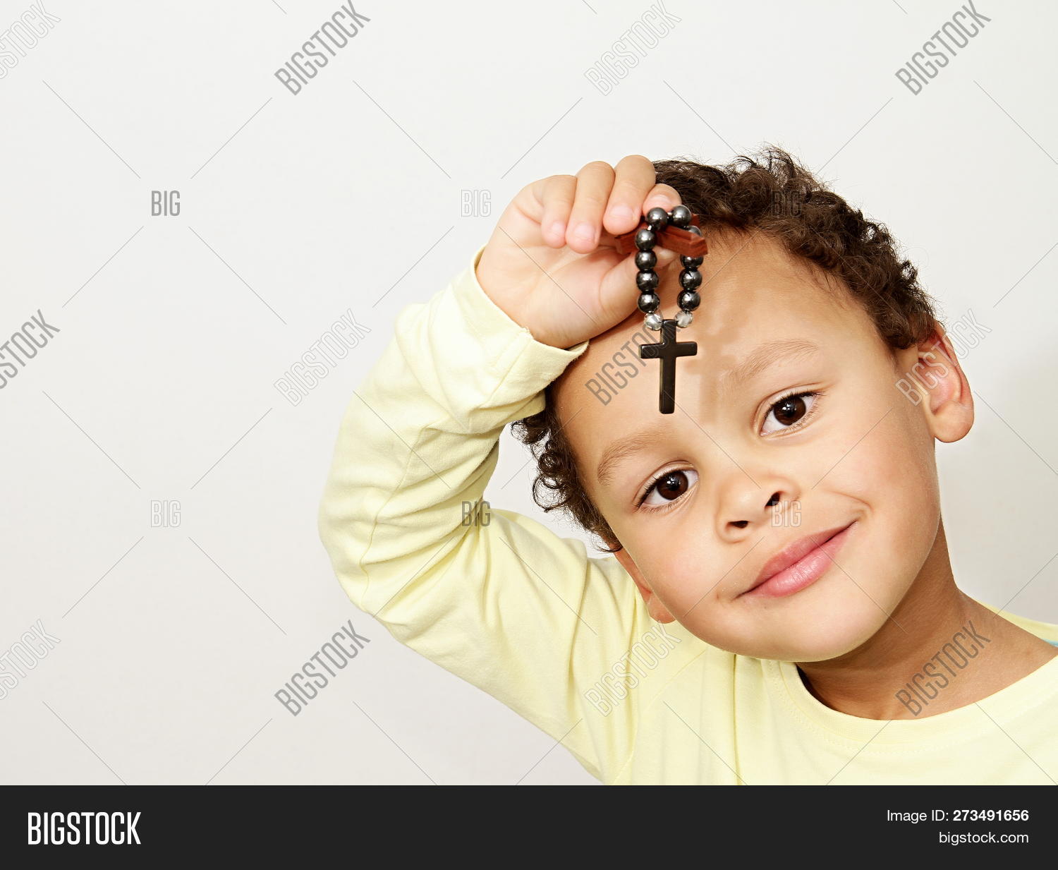 Little Boy Cross Image & Photo (Free Trial) | Bigstock