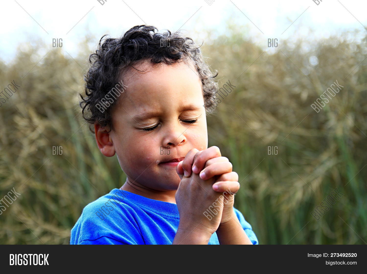 Little Boy Praying God Image & Photo (Free Trial) | Bigstock