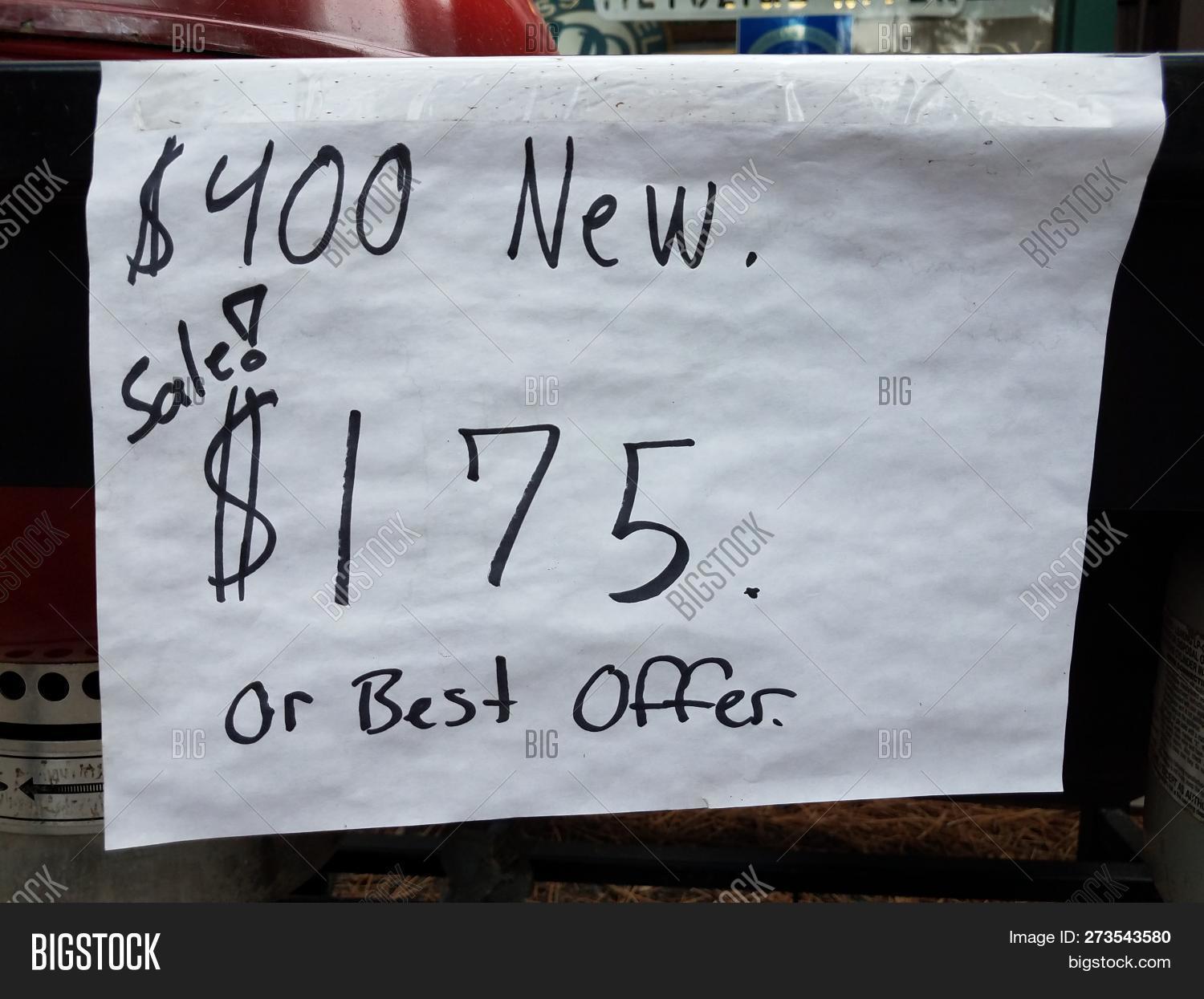 Paper Sale Sign 400 Image & Photo (Free Trial) | Bigstock