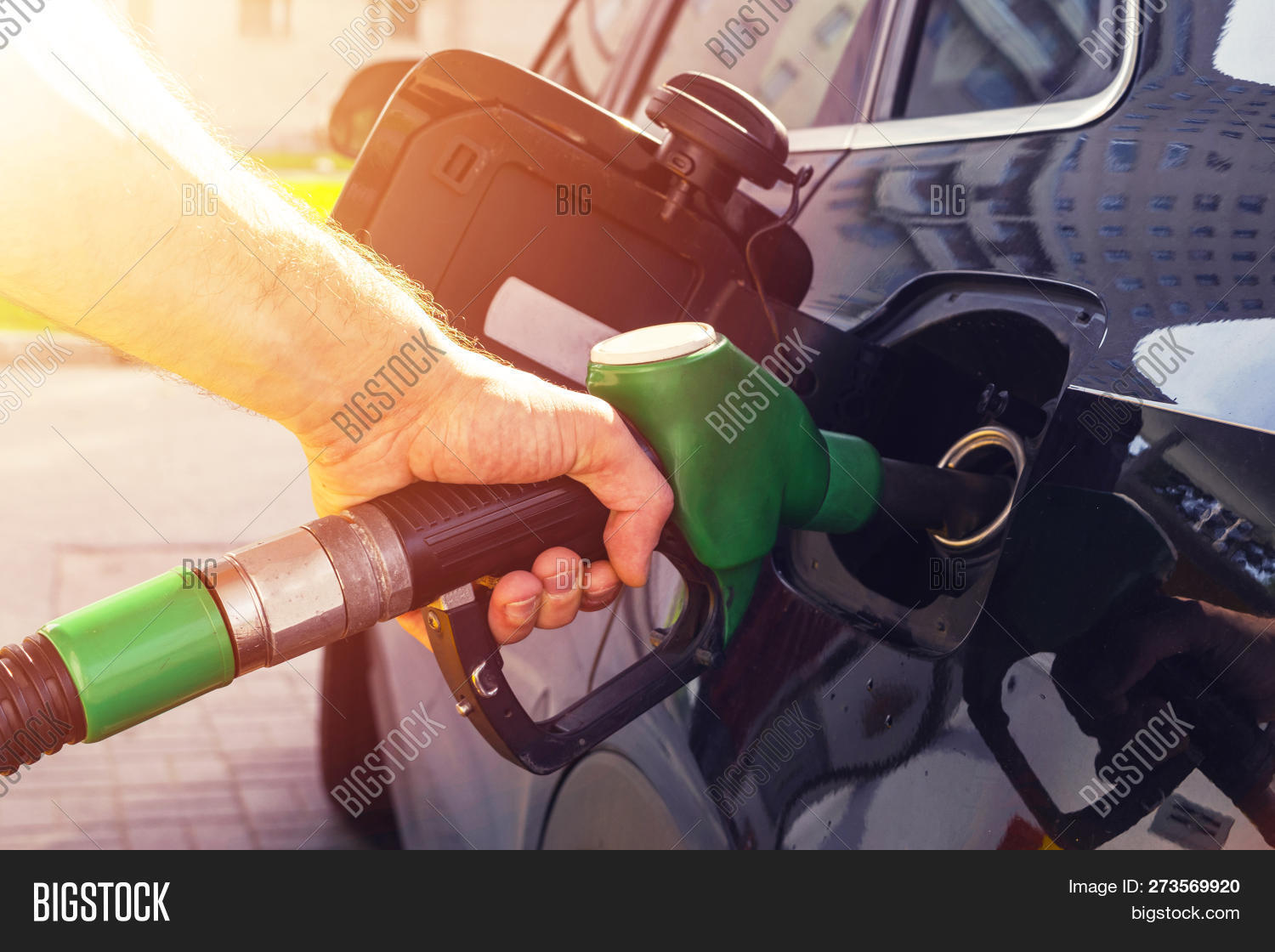 Refueling Car Gas Image & Photo (Free Trial) | Bigstock