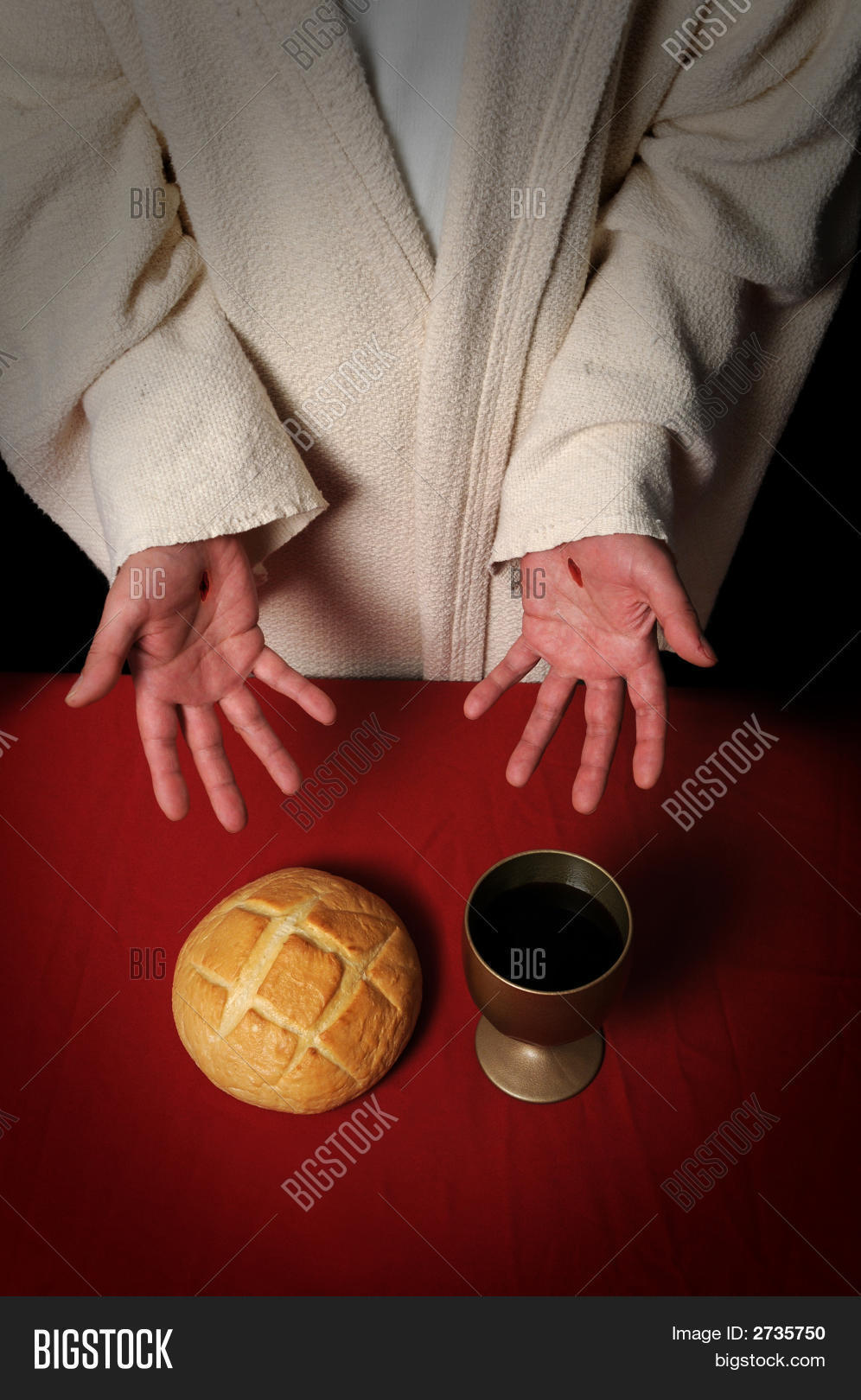 Jesus Offering Image & Photo (Free Trial) | Bigstock