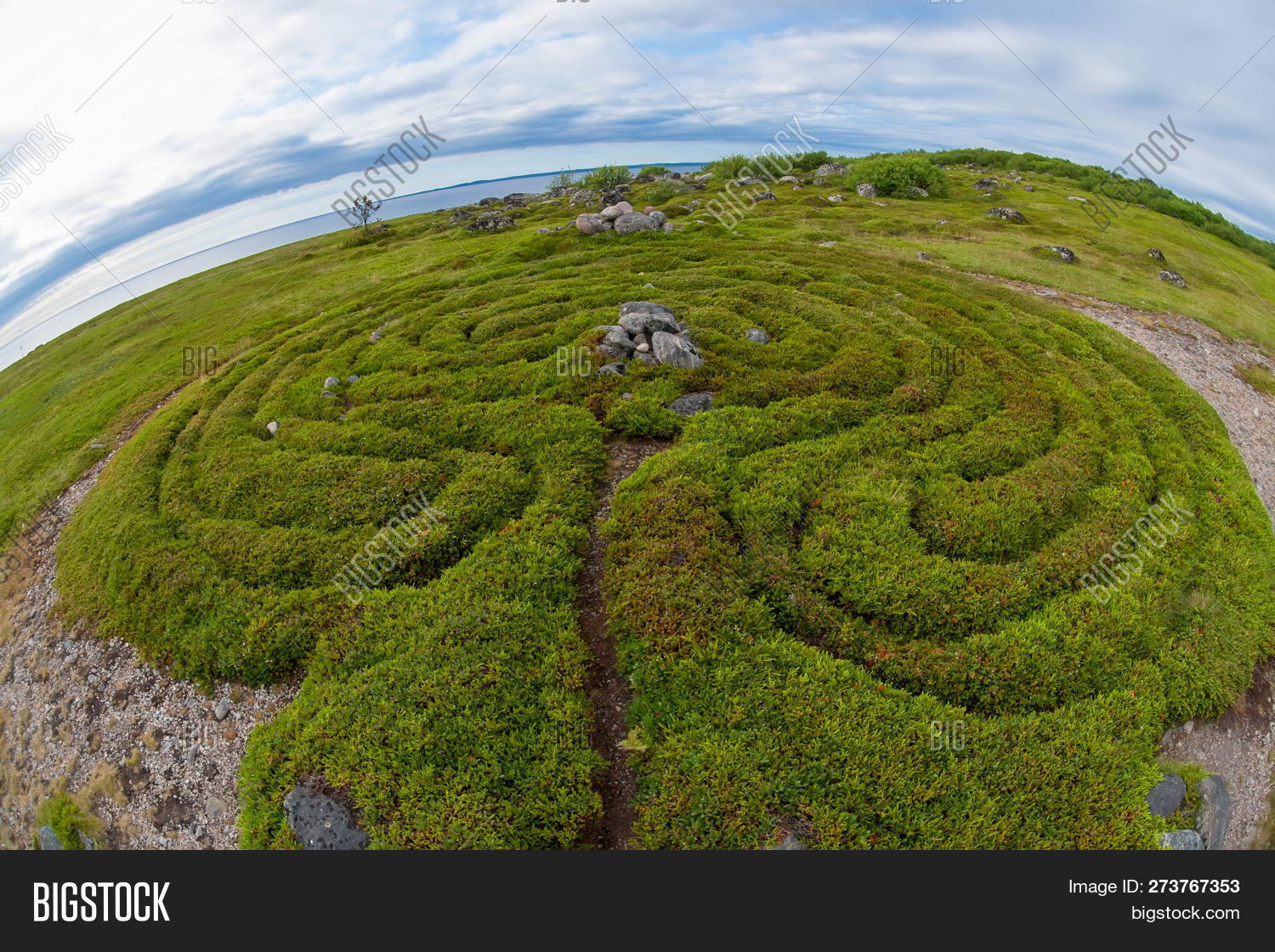 Stone Labyrinths On Image & Photo (Free Trial) | Bigstock