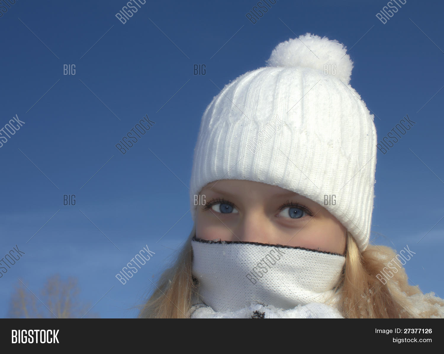 Girl Scarf Covering Image & Photo (Free Trial) | Bigstock