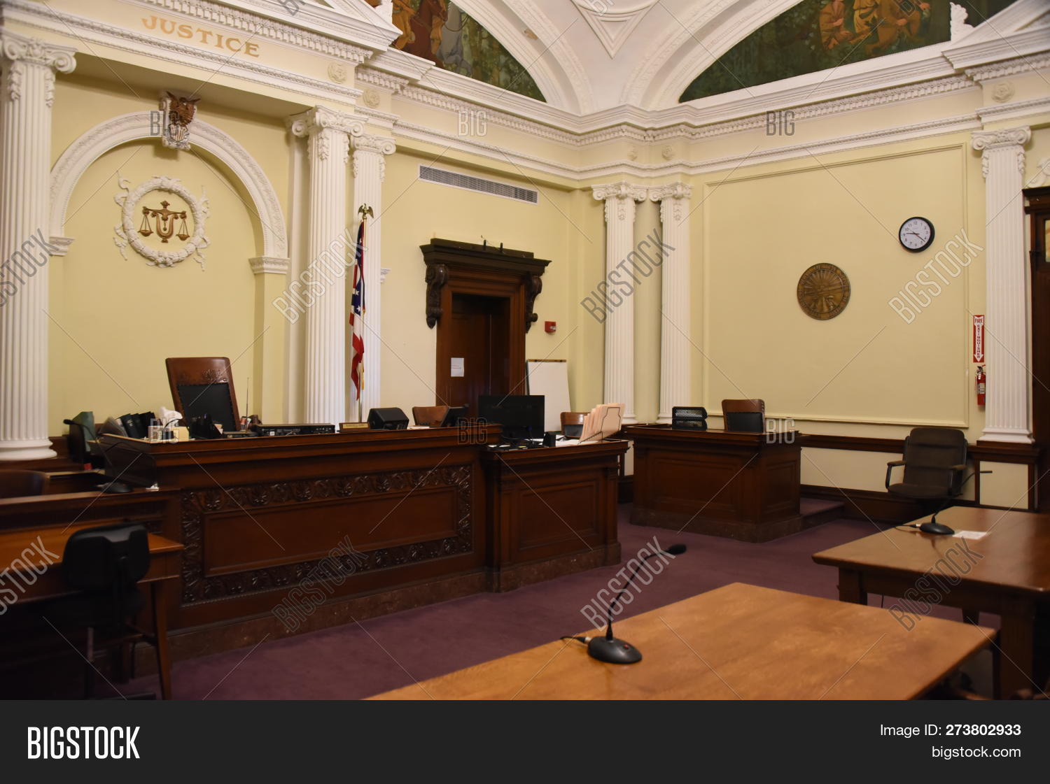 Courtroom Interior Image & Photo (Free Trial) | Bigstock