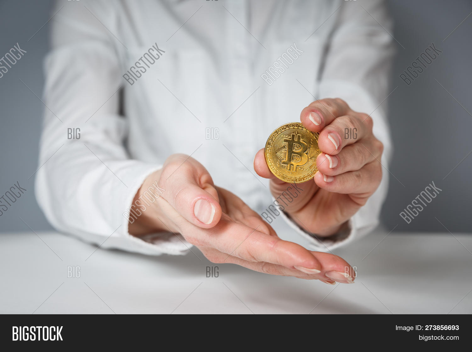 Golden Bitcoin Man Image & Photo (Free Trial) | Bigstock