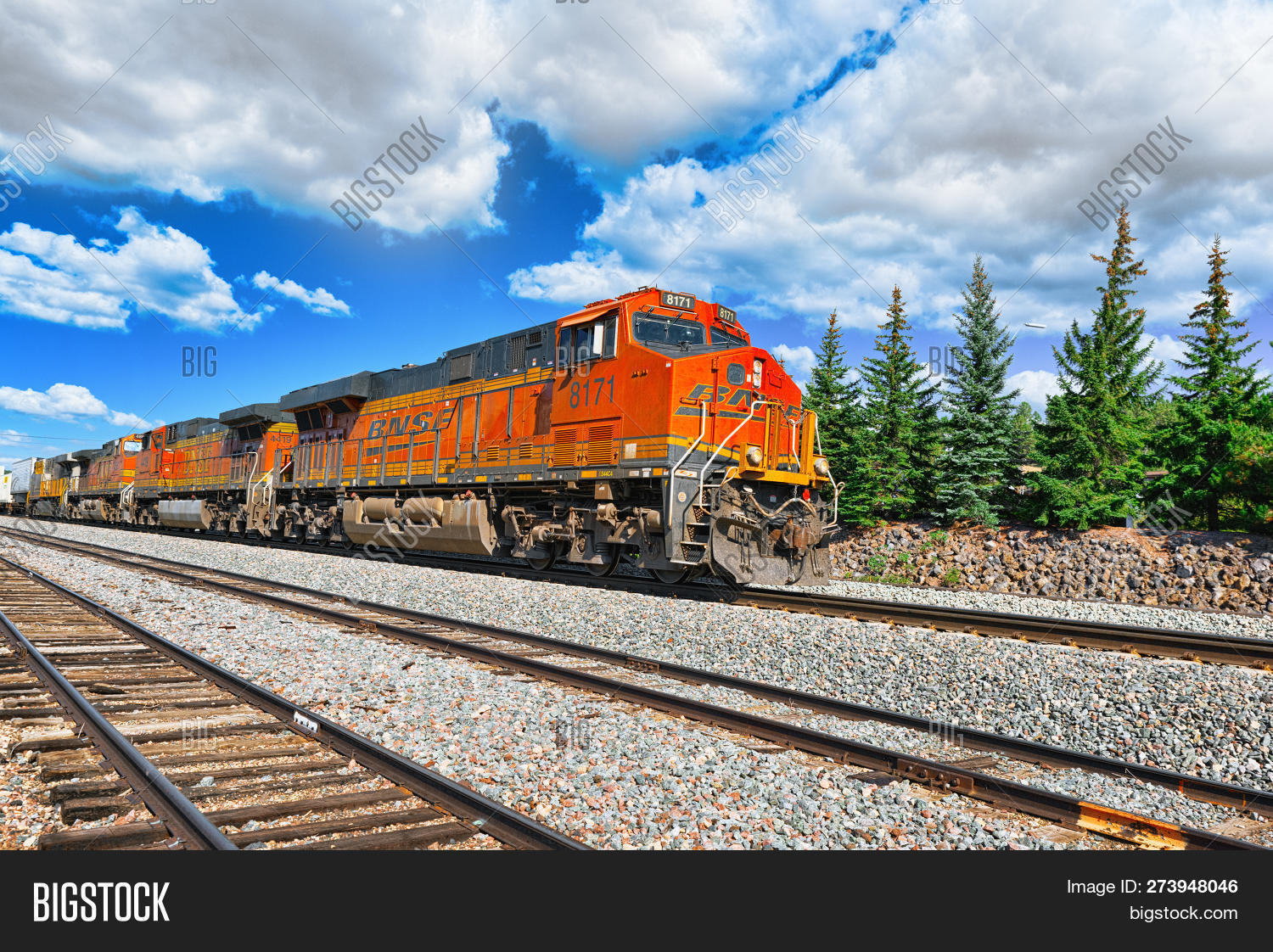 Freight Train Bnsf Image & Photo (Free Trial) | Bigstock