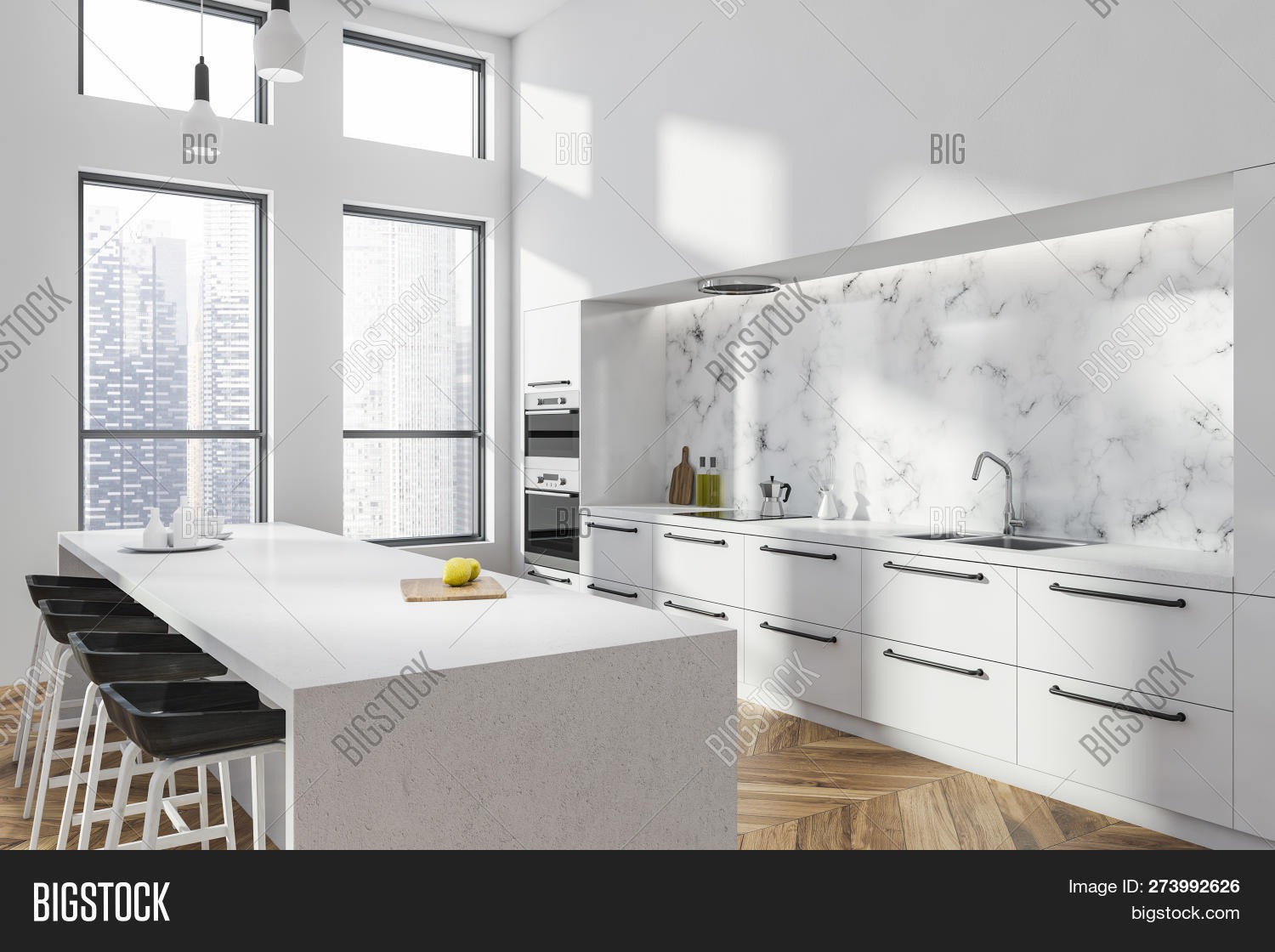 White Kitchen Corner Image & Photo (Free Trial) | Bigstock